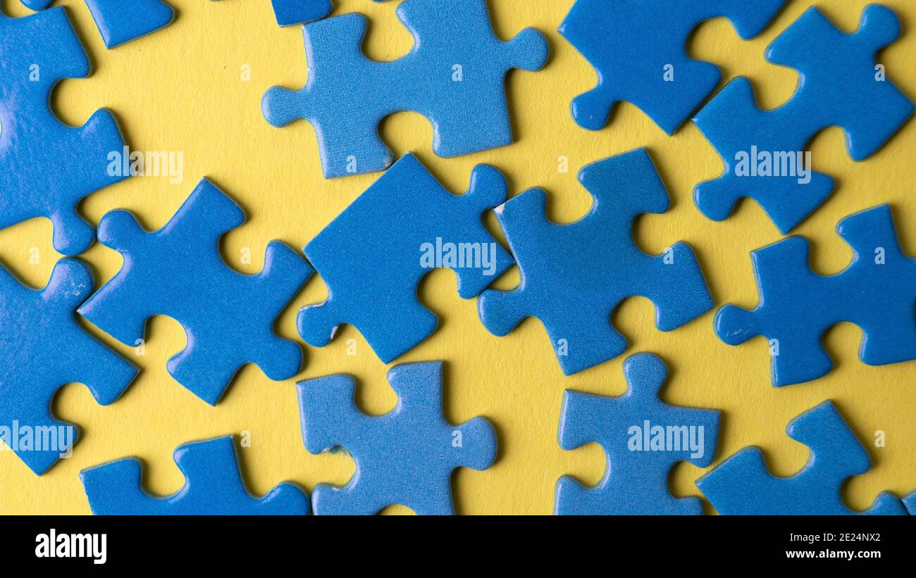 blue puzzles, textures and background Stock Photo - Alamy