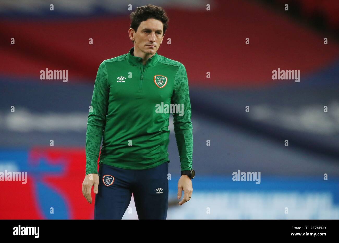 Republic of Ireland coach Keith Andrews during the international ...