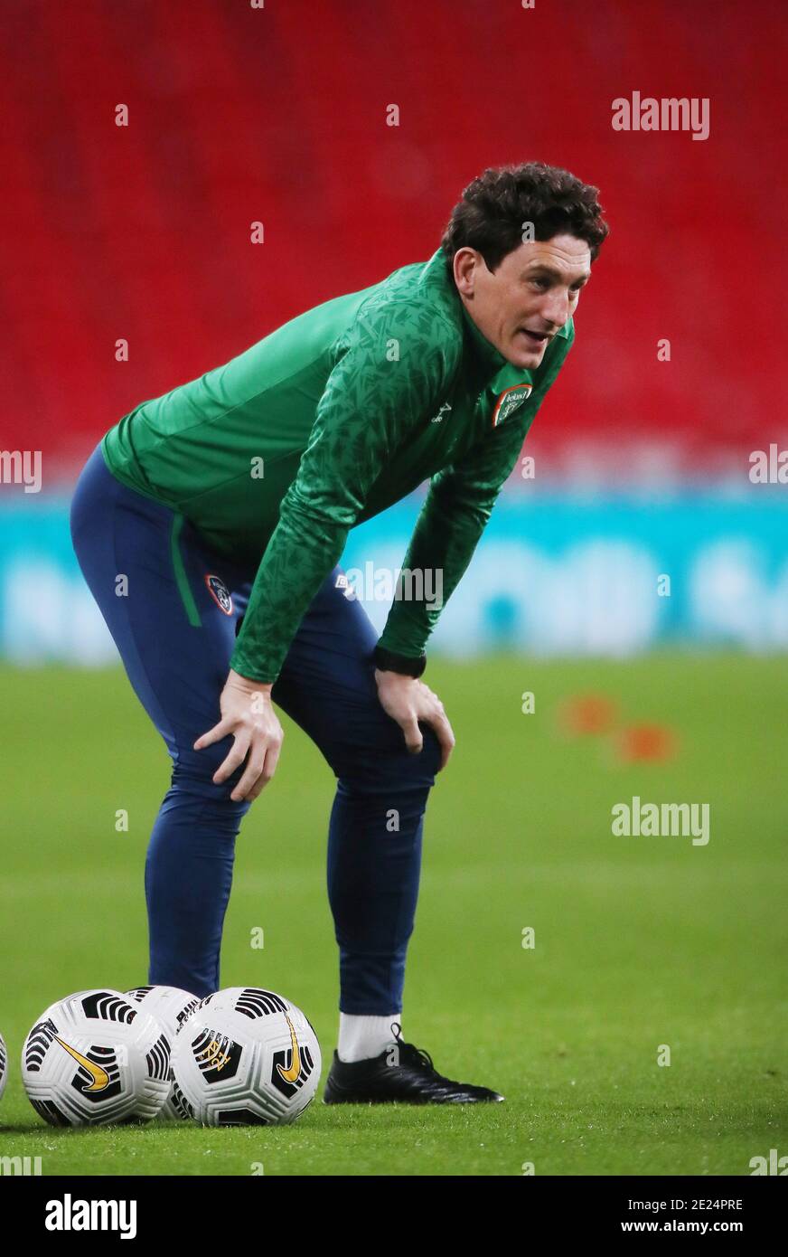 Republic of Ireland coach Keith Andrews during the international ...
