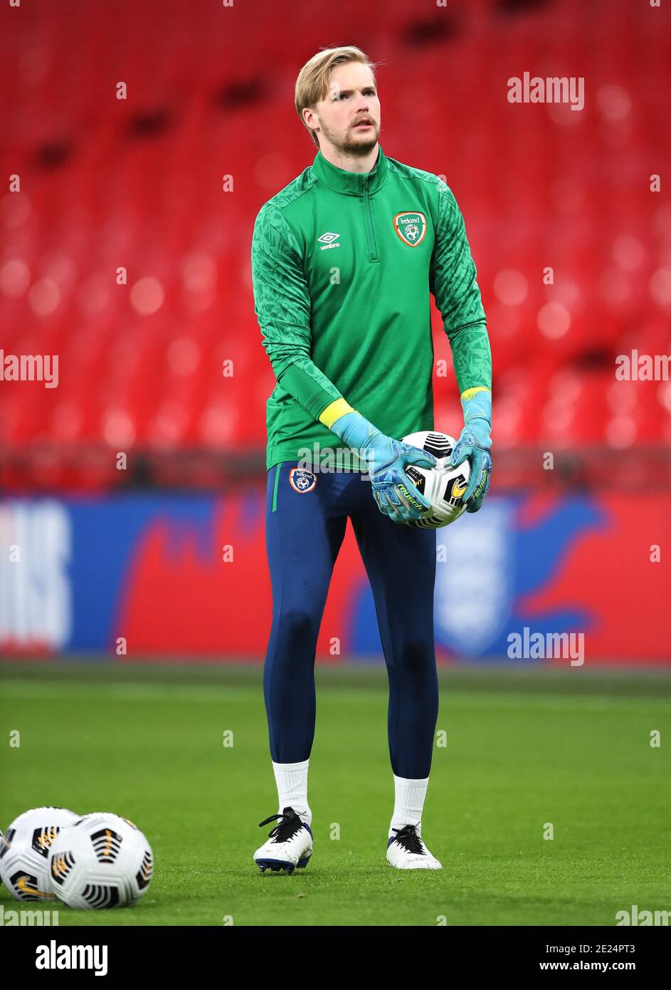 Republic of Ireland goalkeeper Caoimhin Kelleher during the ...