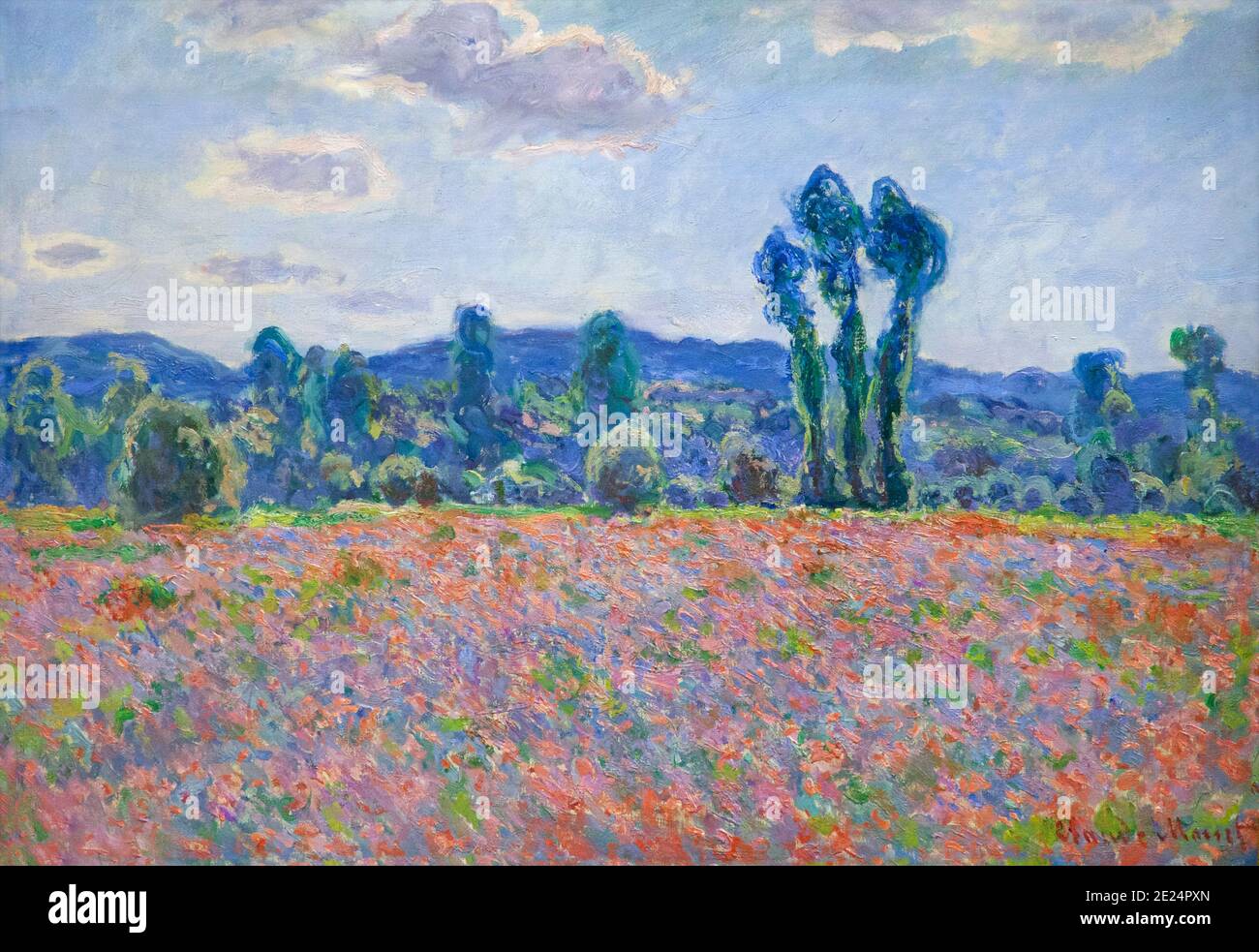Claude monet poppy field hi-res stock photography and images - Alamy
