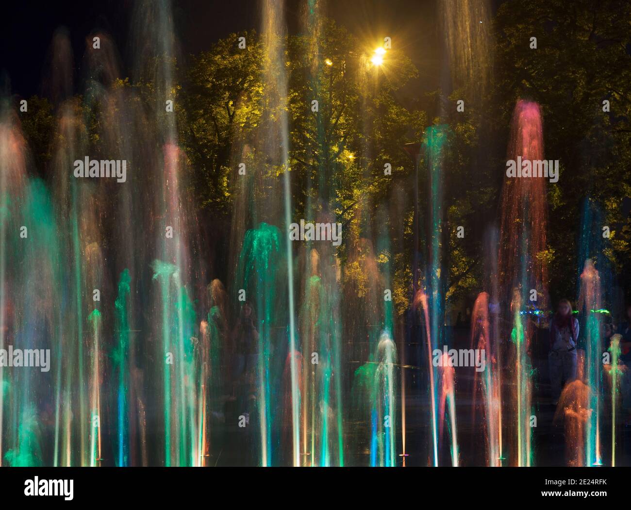 Cosmopolis fountain in Torun. Poland Stock Photo - Alamy