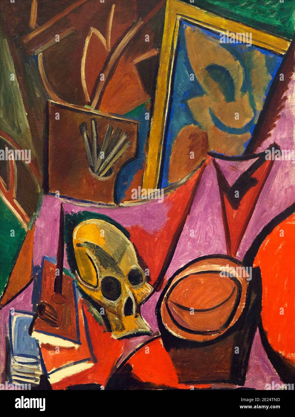 Composition with Skull, Pablo Picasso, 1908, State Hermitage Museum ...