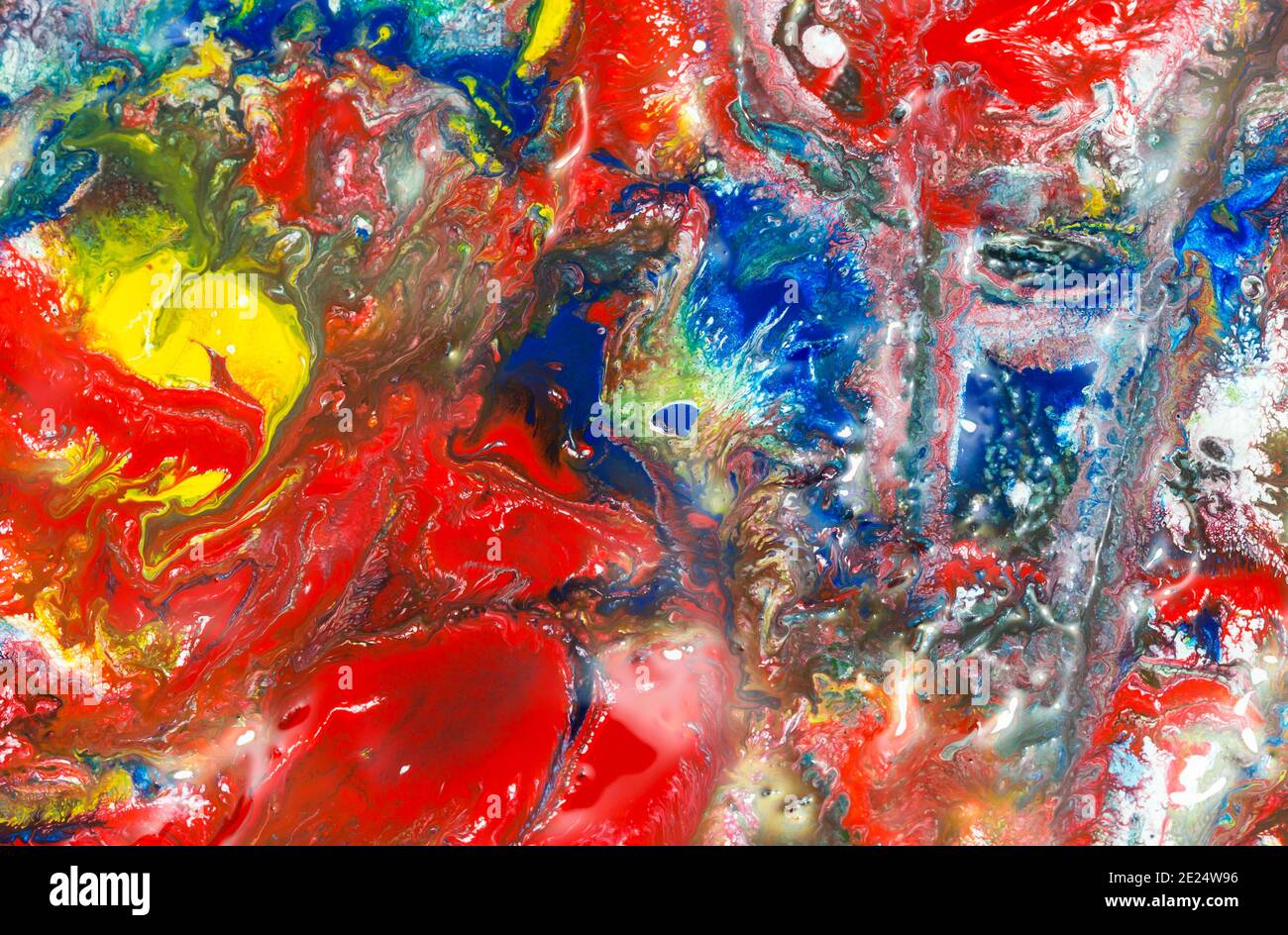 Illustration of an abstract colorful acrylic background Stock Photo - Alamy