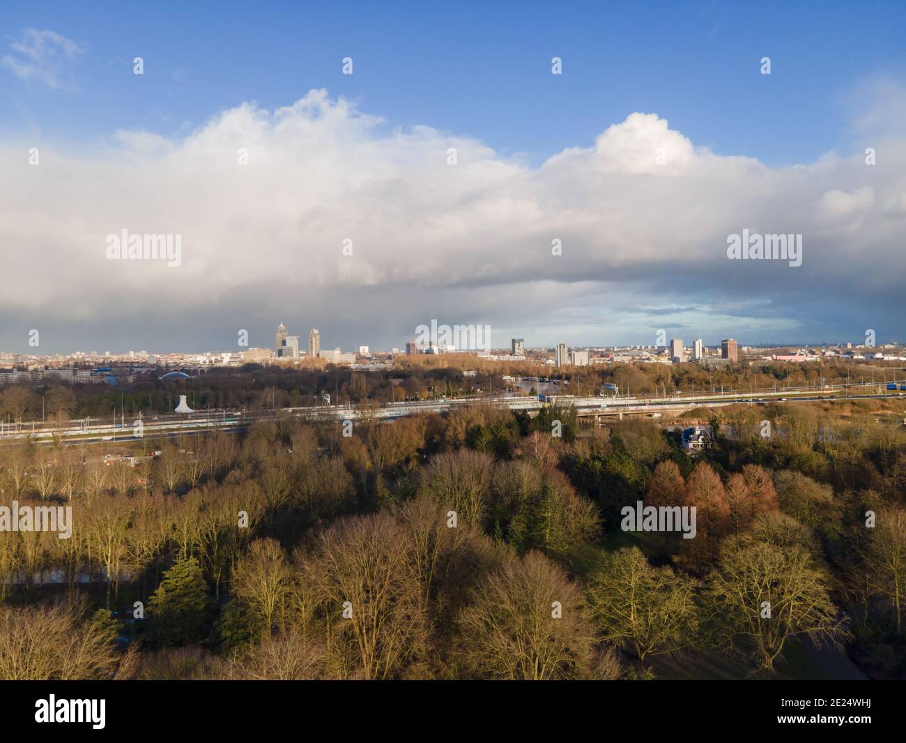Amstelpark in Amsterdam as seeing from above,Netherlands Stock Photo ...