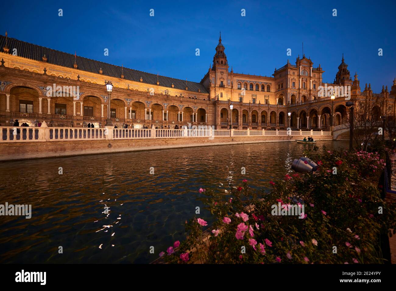 Plaza de España, Seville, built for the Ibero-American Exposition of ...