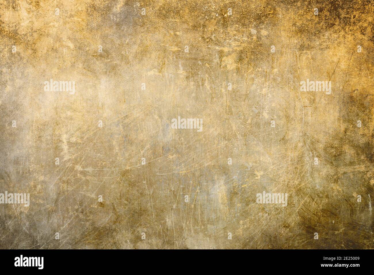 Old golden scraped wall, grungy background or texture Stock Photo - Alamy