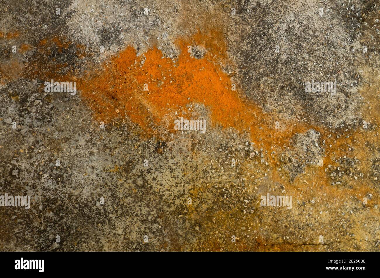 Rust stain on the ground, grunge background or texture Stock Photo - Alamy