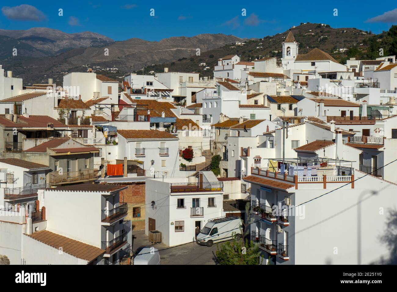 Sayalonga municipality in the Axarquia region of Malaga, Andalusia ...