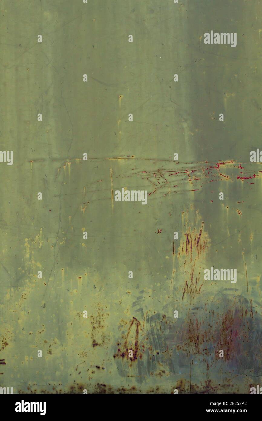 Old green rusted metallic background, grunge texture Stock Photo - Alamy