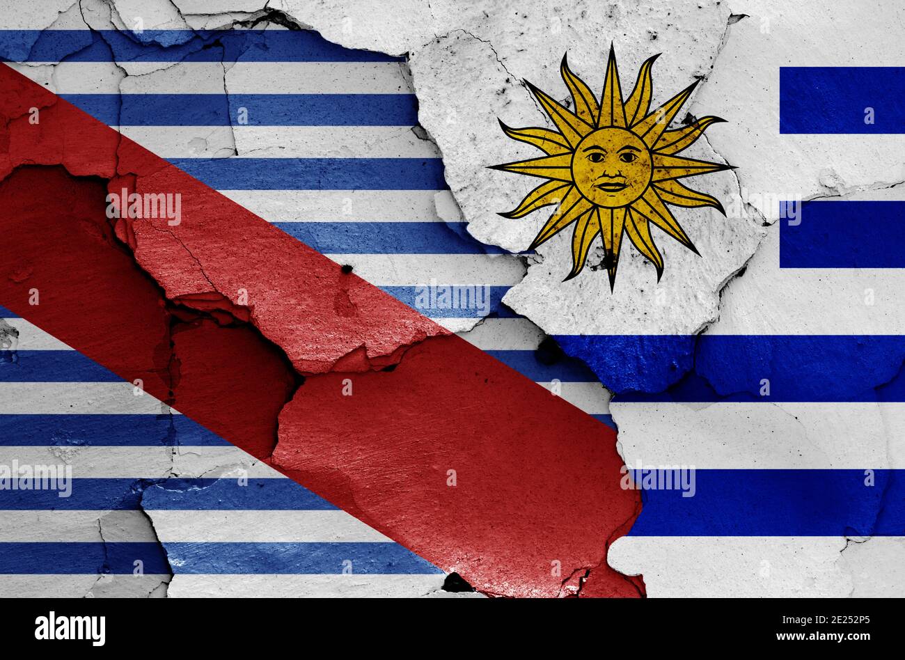 Canelones department flag hi-res stock photography and images - Alamy