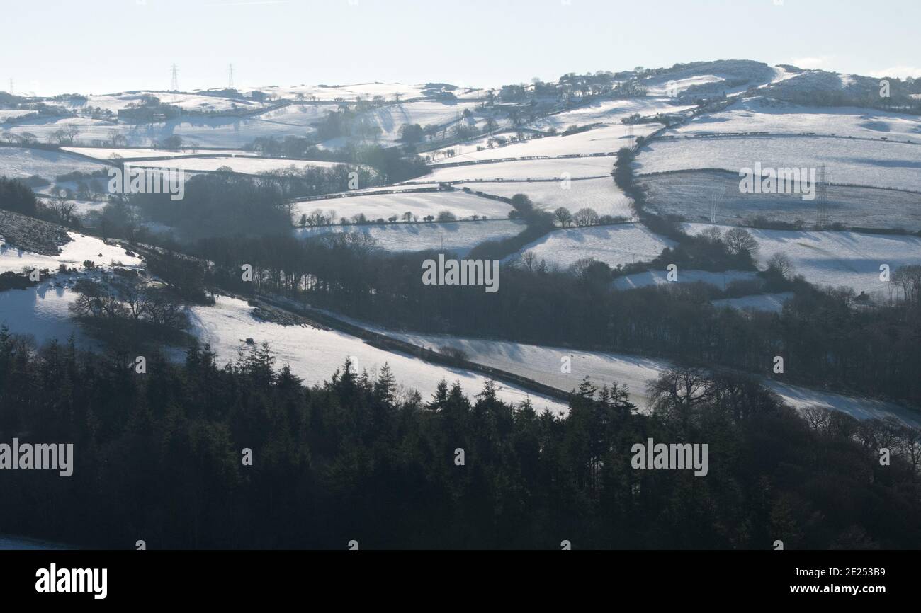 Winter snow scene (UK Weather Stock Photo - Alamy