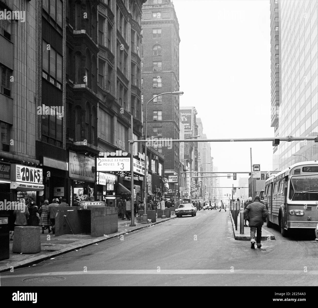 Street scene.Philadelphia, USA, 1976 Stock Photo - Alamy