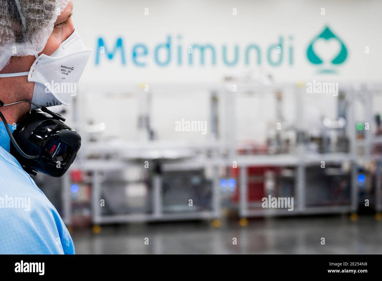 Illustration picture taken during a visit to a new production line for ...