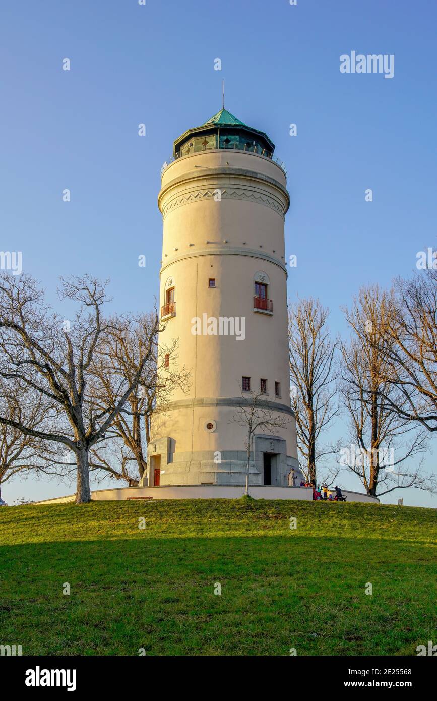 Bruderholz water tower in Basel-Bruderholz, built in 1926 it still ...
