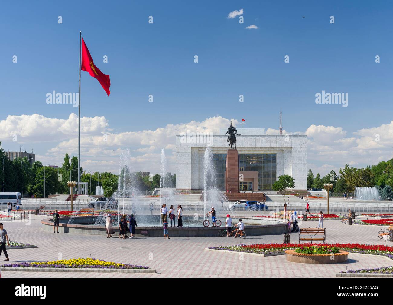 National Museum and the monument of the national hero Manas "Aykol ...
