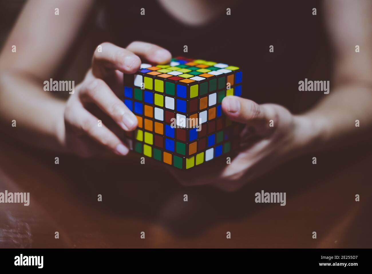 BANGA, PH– MAY 30, 2019: Rubik's Cube was invented in 1974 by Hungarian ...