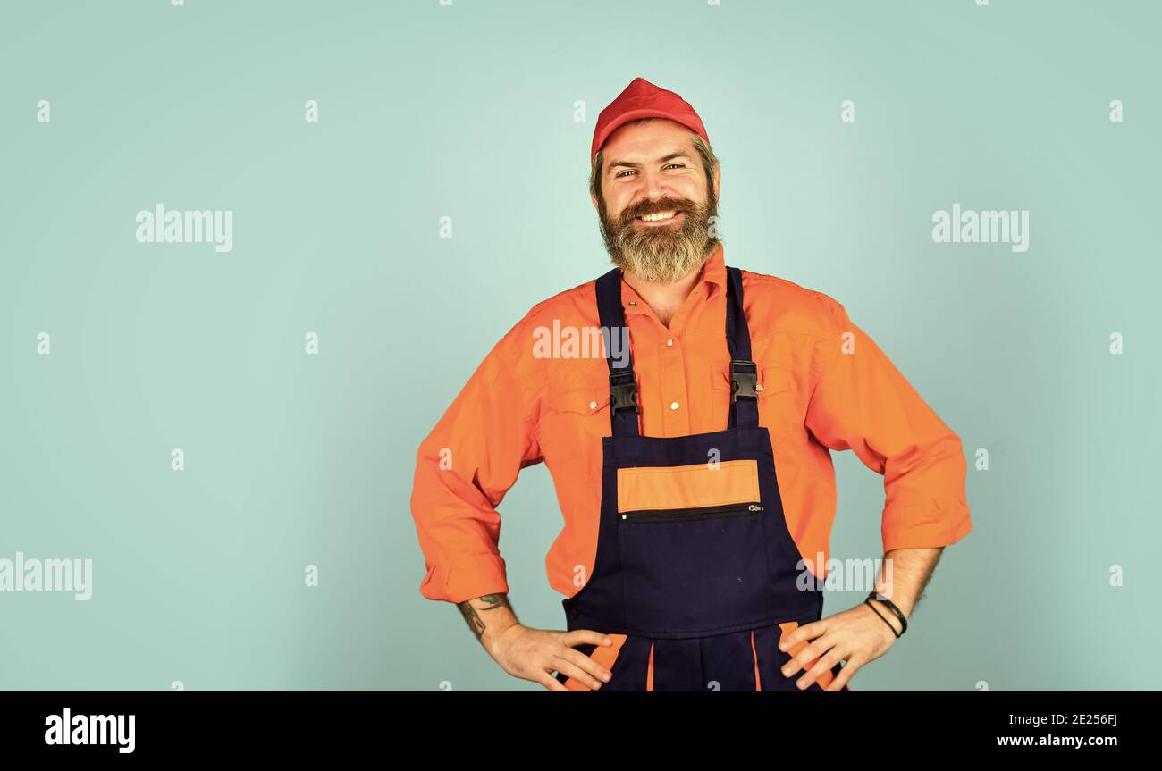 Bearded Plasterer High Resolution Stock Photography and Images - Alamy