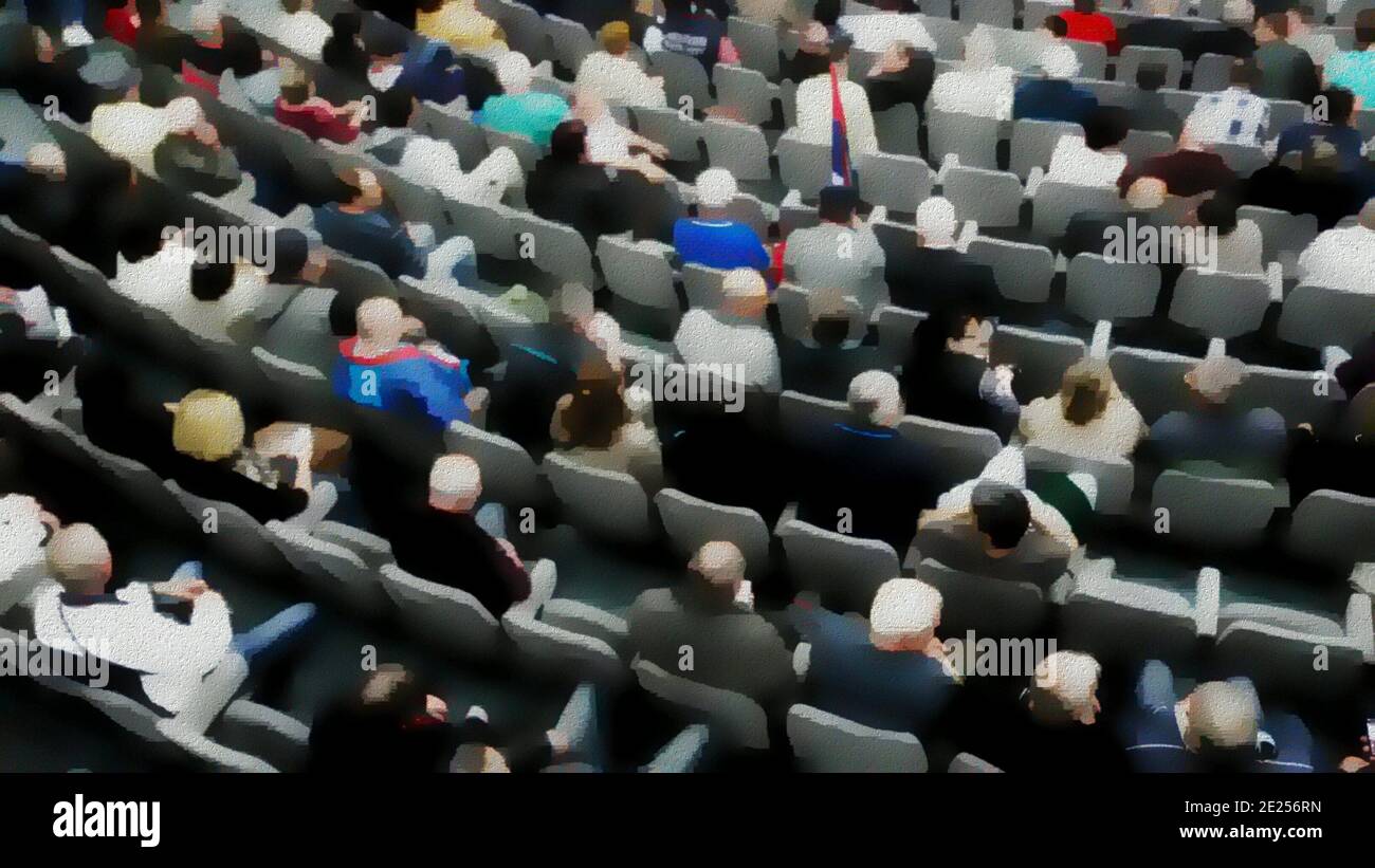 Audience clapping in movie theater hi-res stock photography and images ...
