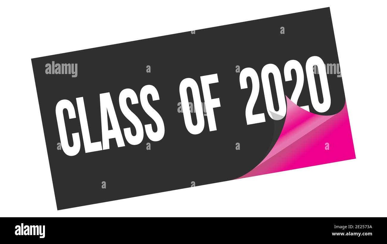 Class of 2020 text hi-res stock photography and images - Alamy