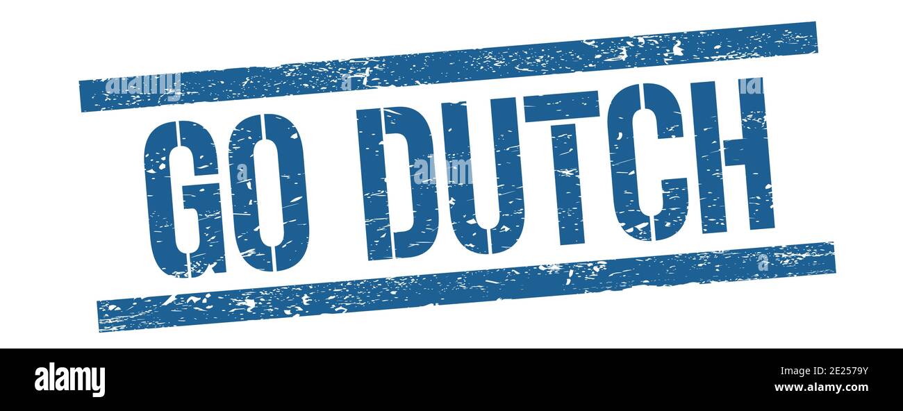 Go dutch text hi-res stock photography and images - Alamy