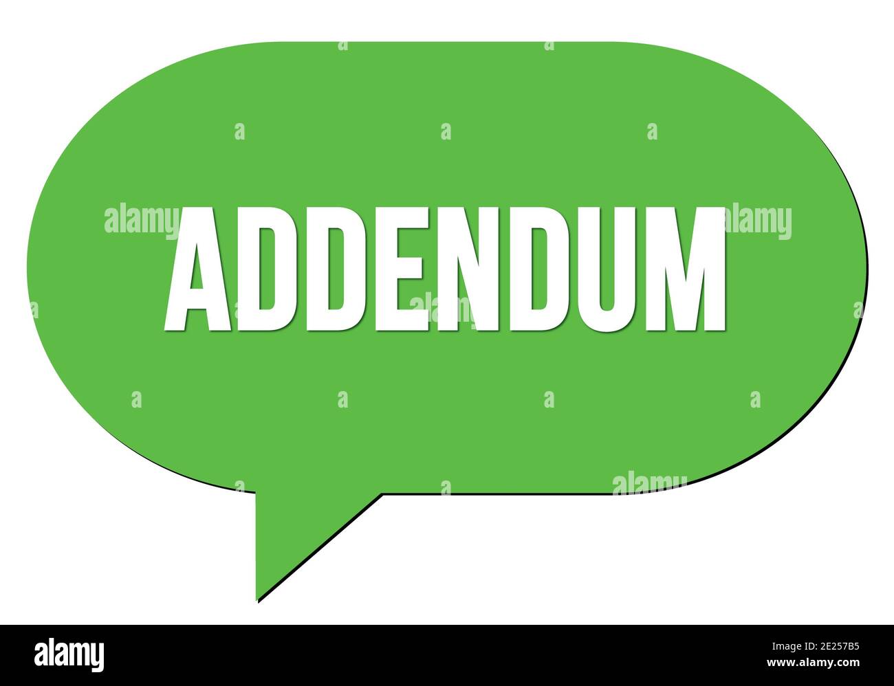 Addendum word hi-res stock photography and images - Alamy