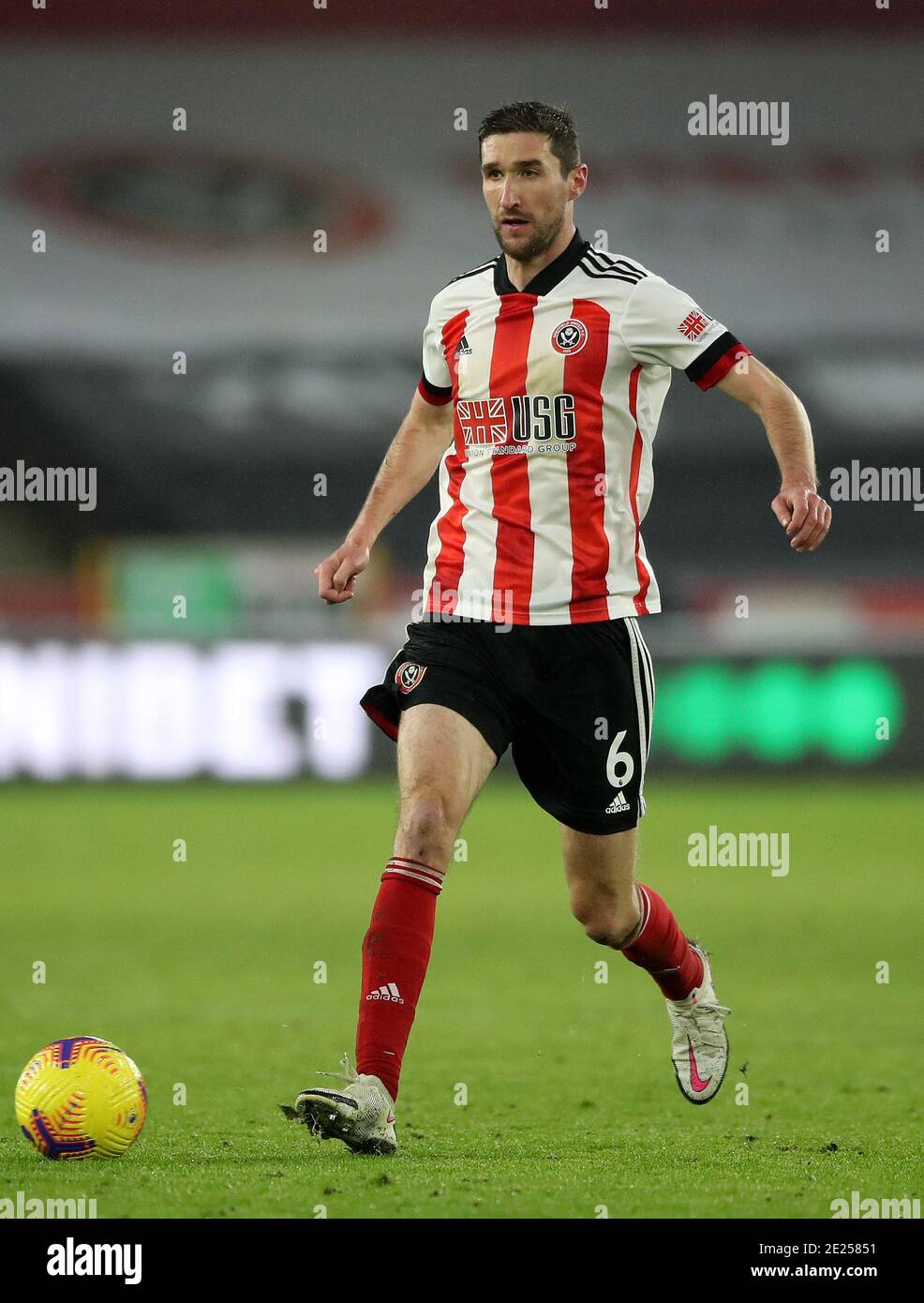 Sheffield United's Chris Basham during the Premier League match at ...