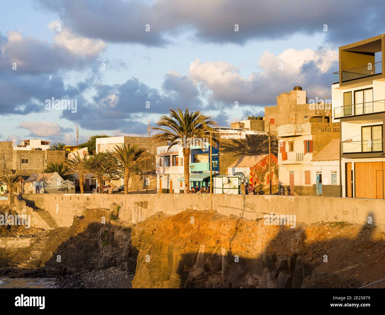 Town Ponta do Sol, Island Santo Antao, Cape Verde in the equatorial ...