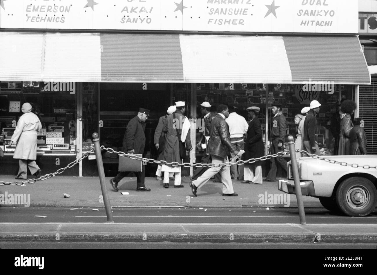 Street scene. Philadelphia, USA, 1976 Stock Photo - Alamy