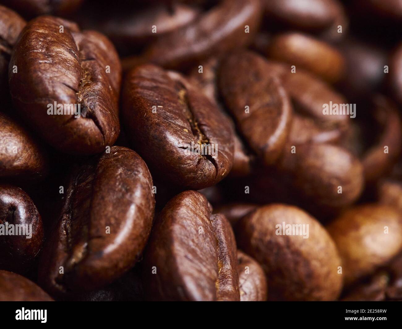 Closeup shot of coffee beans Stock Photo - Alamy