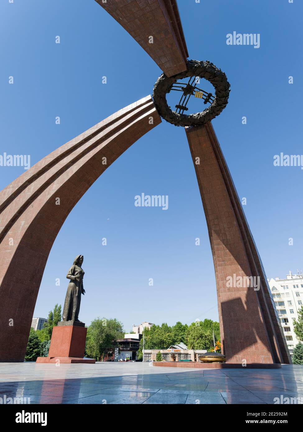 Kyrgyzstan bishkek victory square monument hi-res stock photography and ...