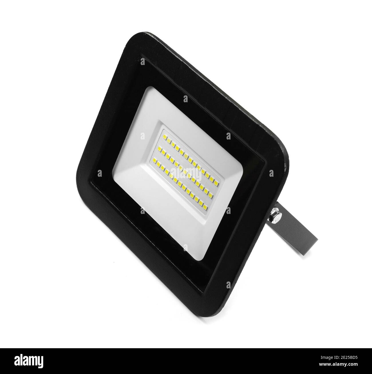 LED flood light isolated on white. Outdoor Waterproof LED Floodlight ...