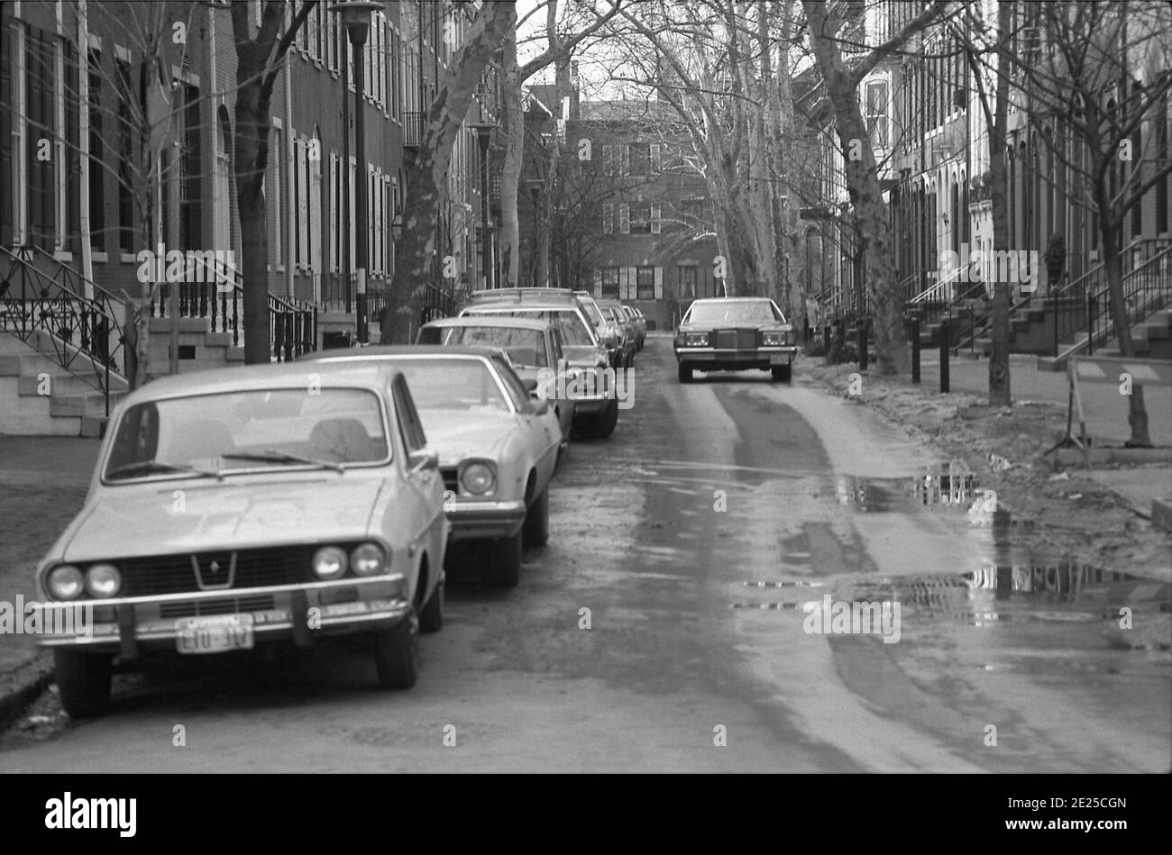 Little Street, Philadelphia, USA, 1977 Stock Photo - Alamy