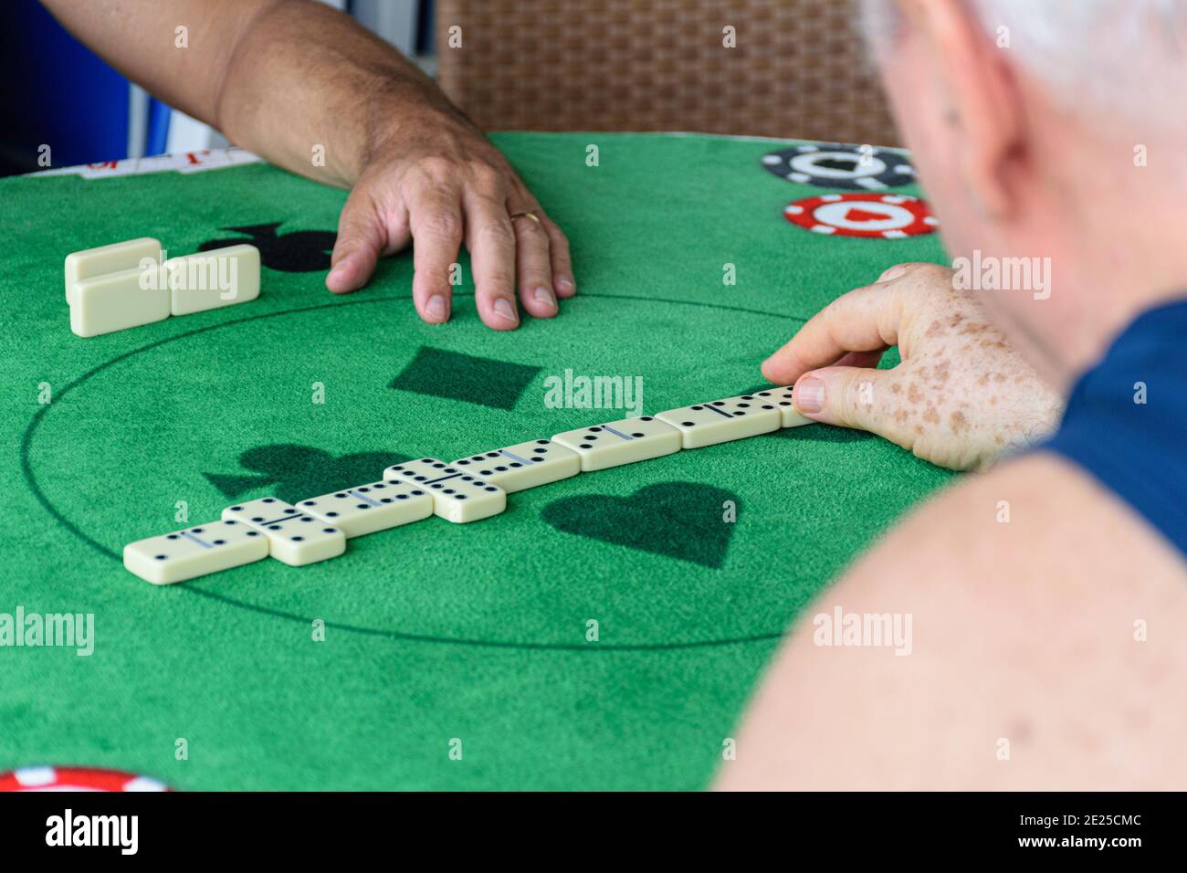 Domino competition hi-res stock photography and images - Alamy