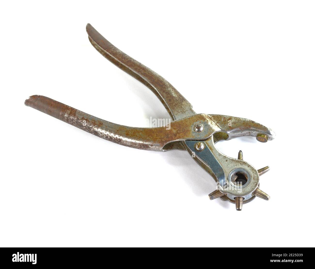 USED VARIABLE PUNCH TOOL. LEATHER PUNCH Stock Photo - Alamy