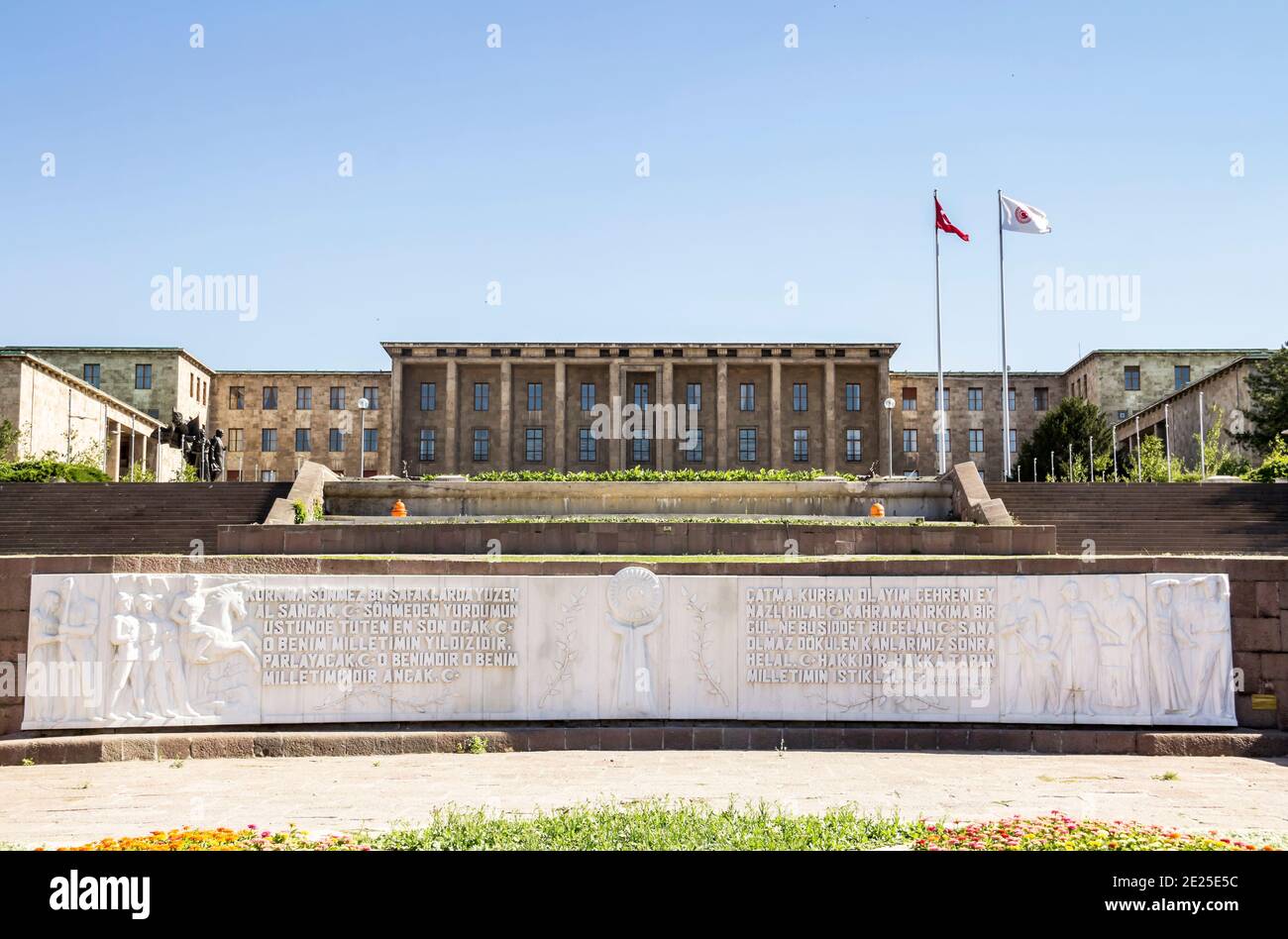 Historic Grand National Assembly Building, Ankara, Turkey Stock Photo ...