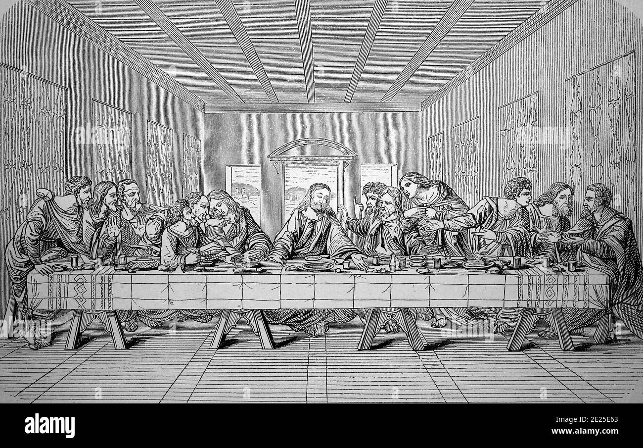 The Last Supper Black And White