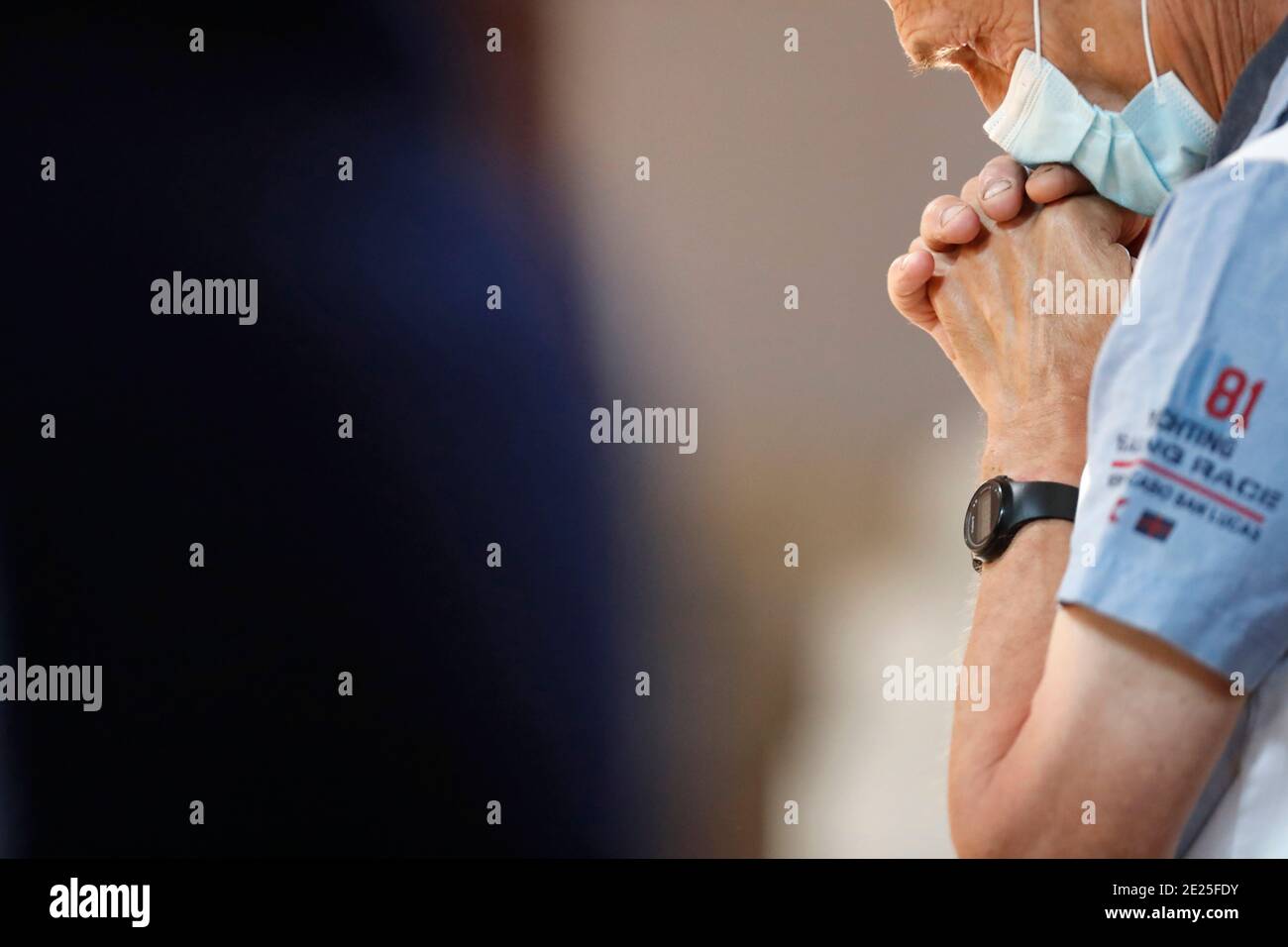 Church during the Coronavirus epidemic. COVID-19 instructions ...