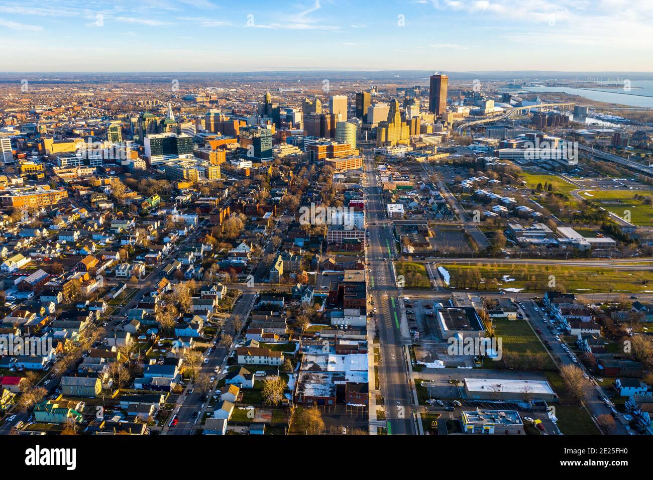 Skyline, Buffalo, NY, USA Stock Photo - Alamy