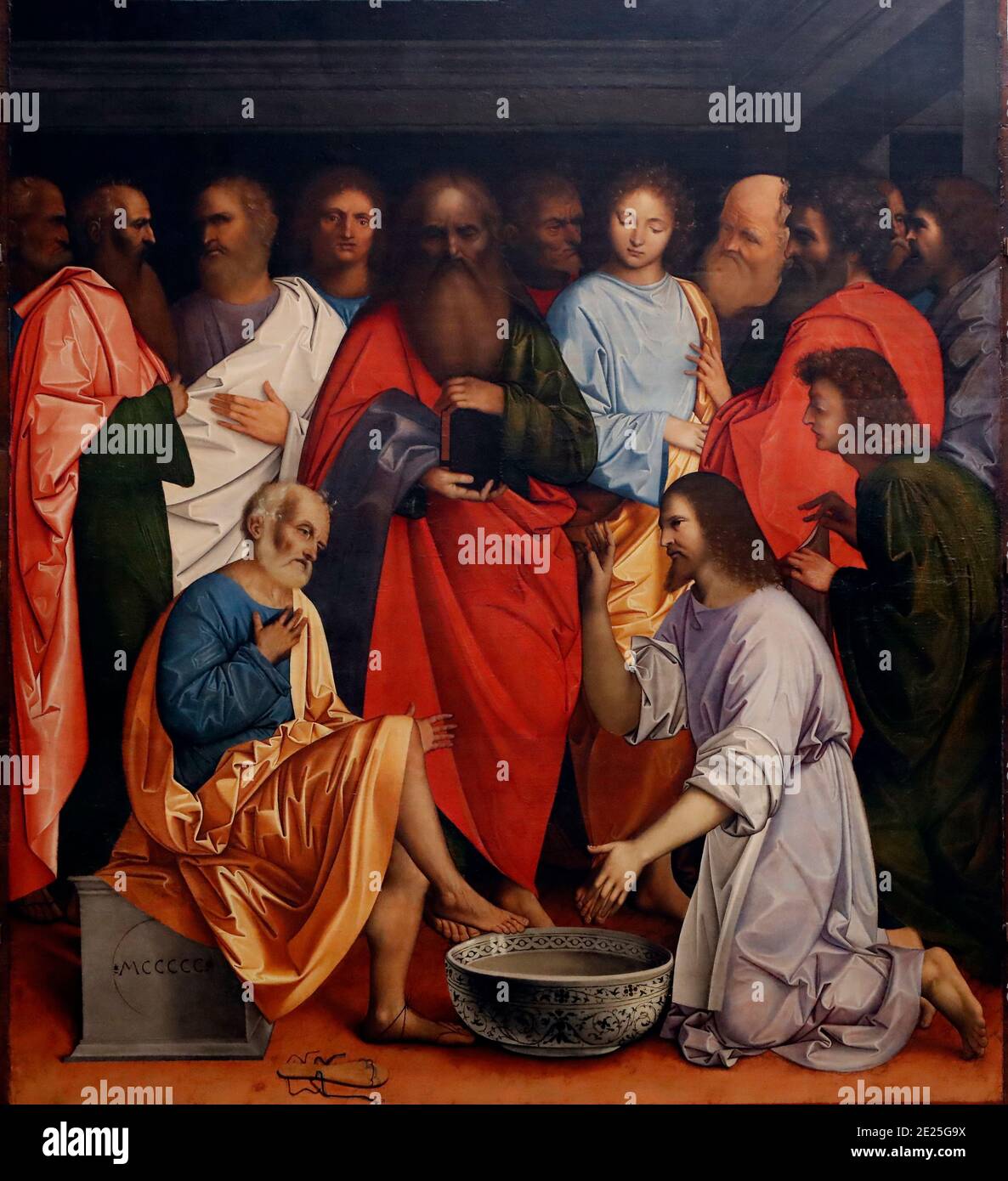 Gallerie dell'Accademia. Christ Washing the Feet of the Apostles by ...