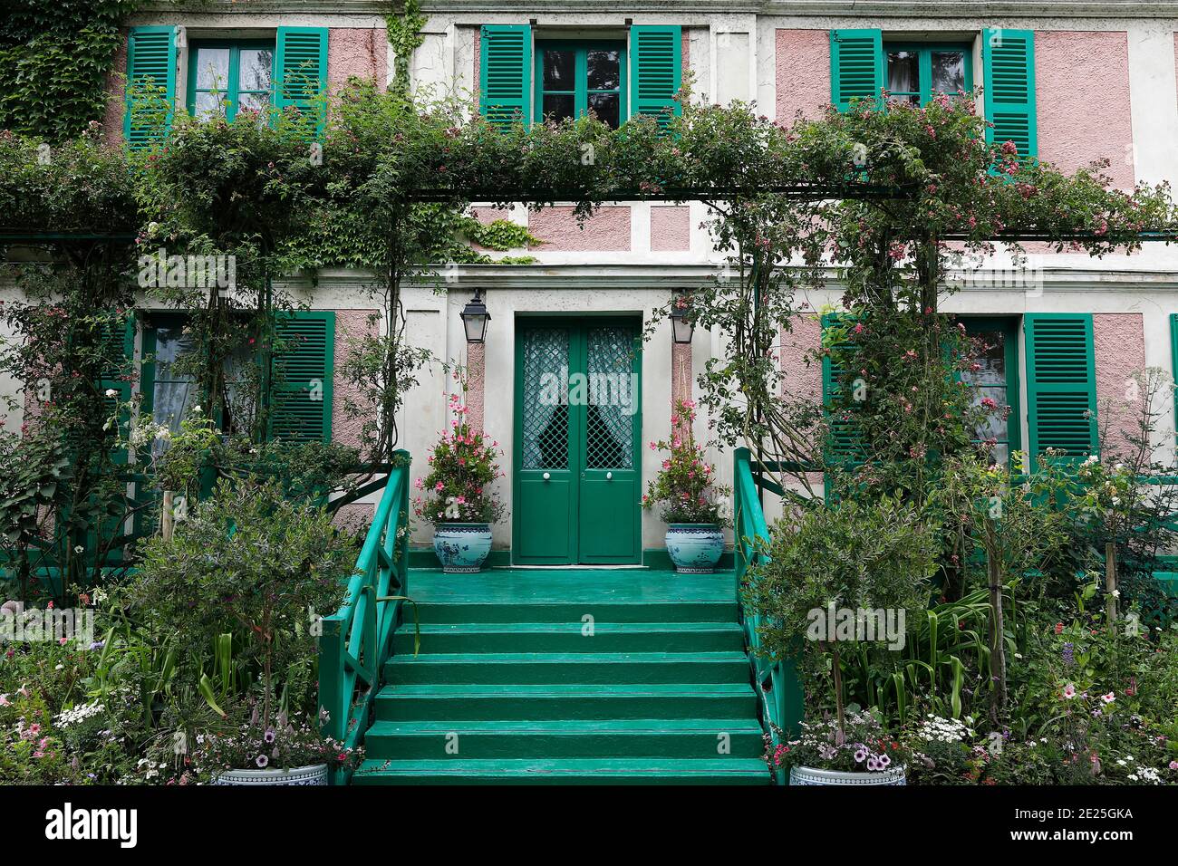 Claude Monet's house in Giverny, France Stock Photo - Alamy