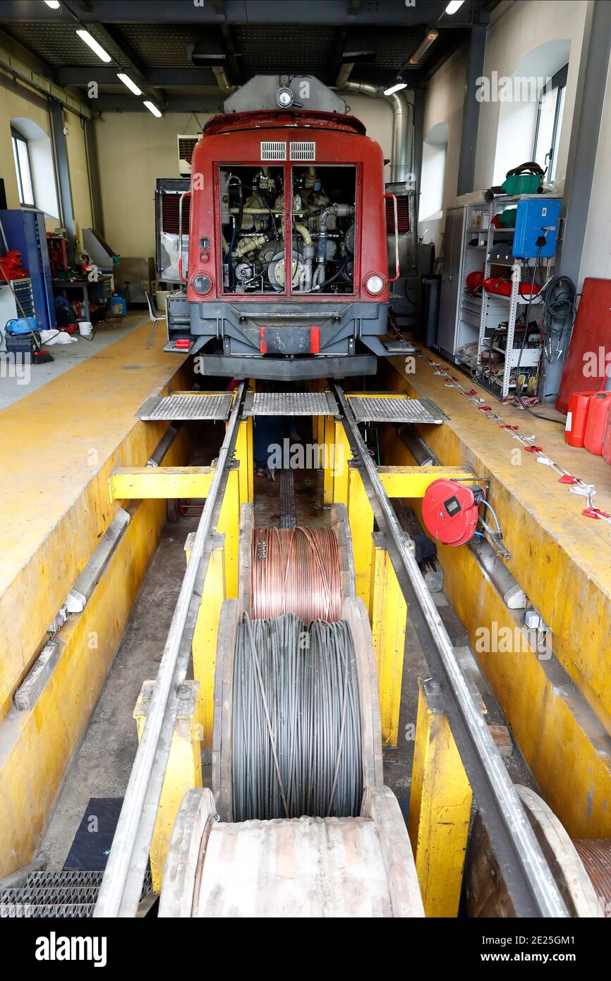 The Mont Blanc Tramway (TMB) is the highest mountain railway line in ...