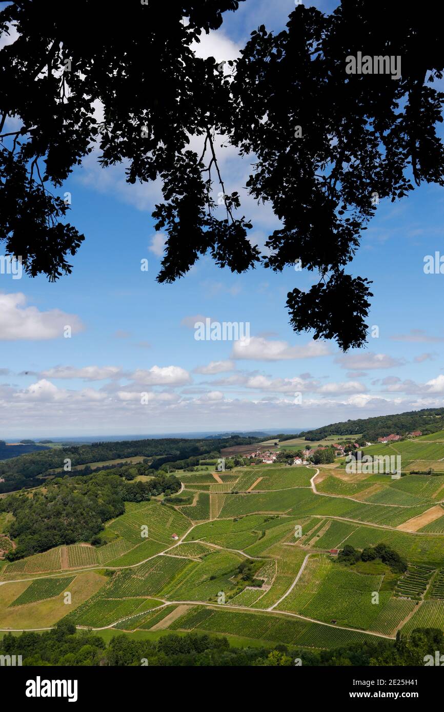 Chateau Chalon one of the most beautiful villages of France is famous ...