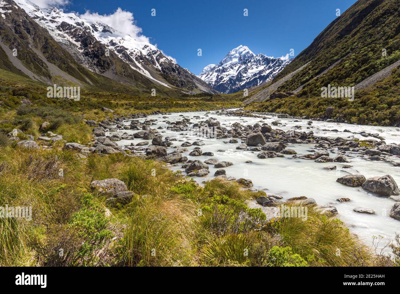 Hike to Aoraki/Mt Cook, New Zealand Stock Photo - Alamy