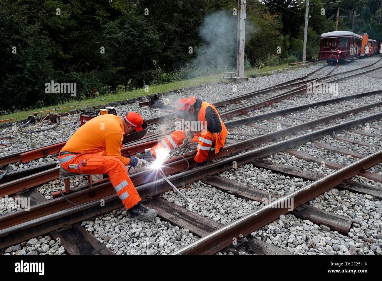 The Mont Blanc Tramway (TMB) is the highest mountain railway line in ...