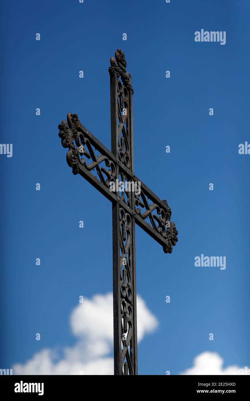 Christian cross. France Stock Photo - Alamy