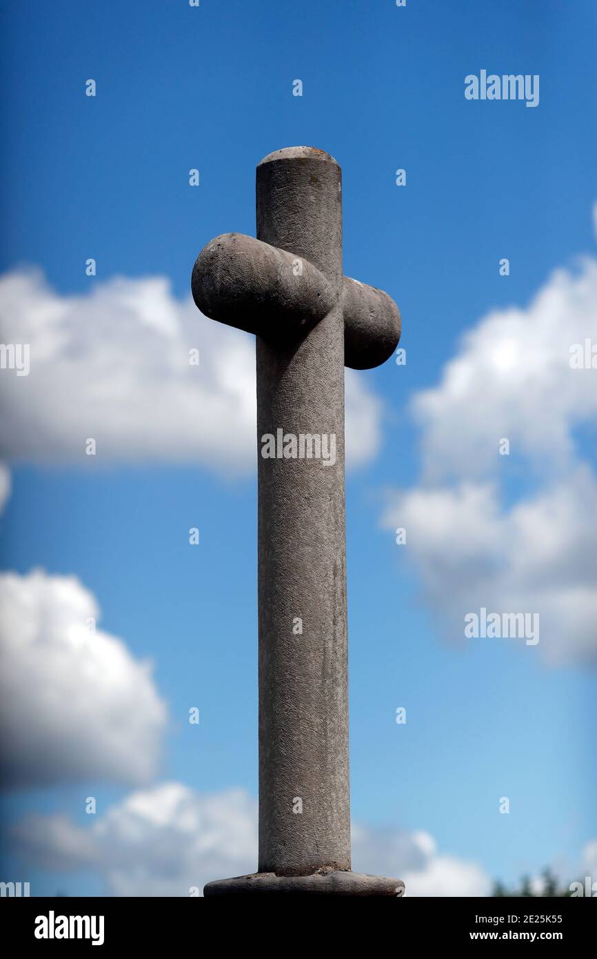 Christian cross. France Stock Photo - Alamy