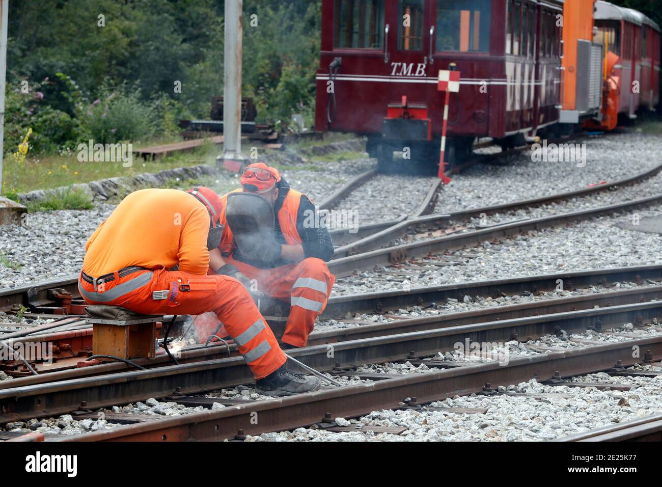 The Mont Blanc Tramway (TMB) is the highest mountain railway line in ...