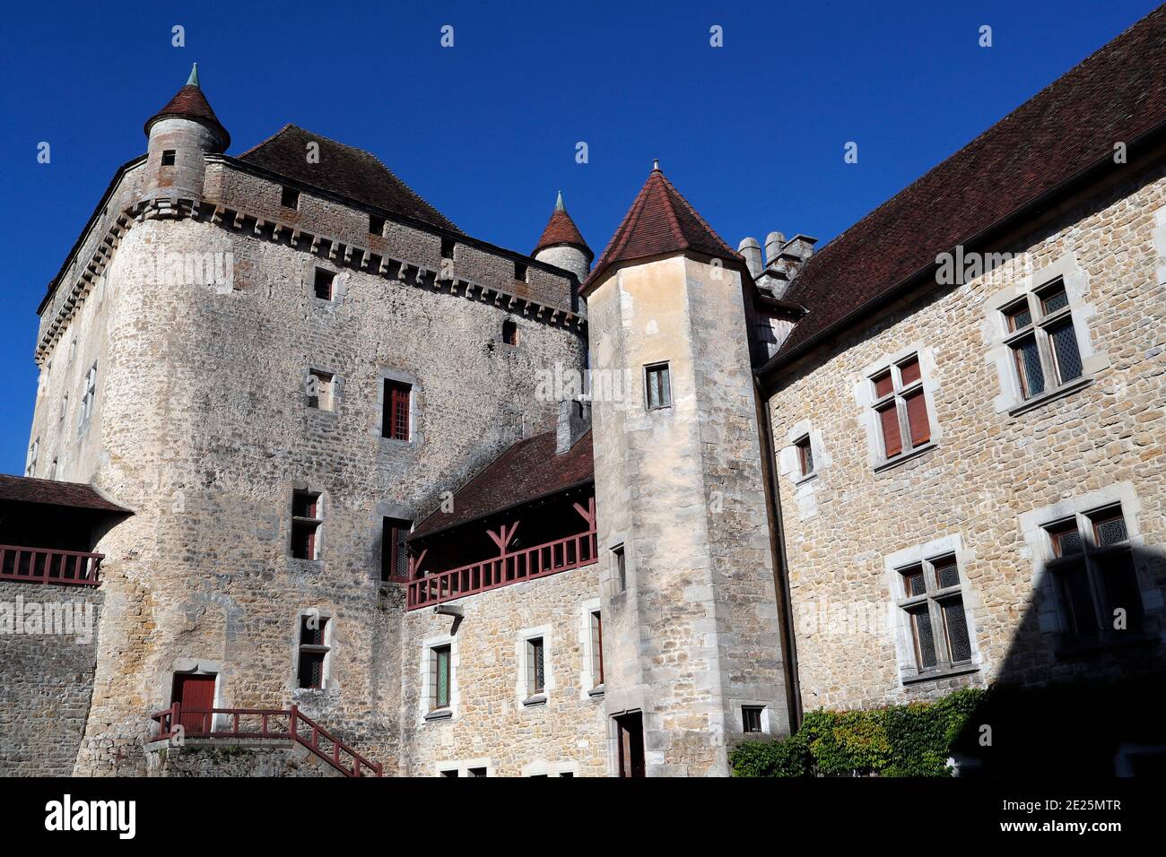 Chateau du Pin ( Le Pin castle ). Jura. France Stock Photo - Alamy