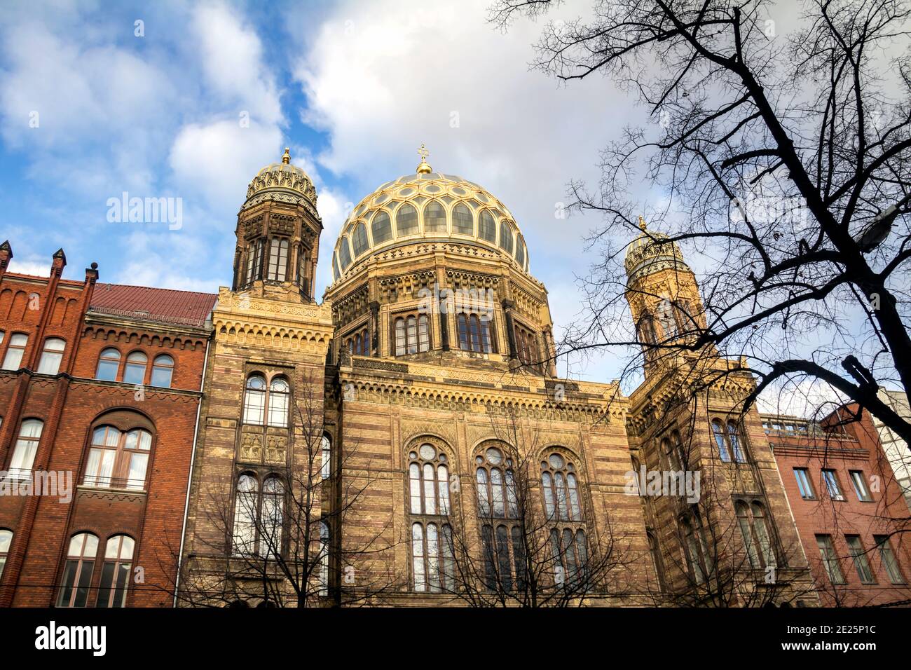 The Neue Synagoge, the main synagogue of Berlin, Germany Stock Photo ...